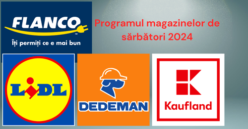 Programul magazinelor de sărbători: Kaufland, Lidl, Dedeman și Flanco ...